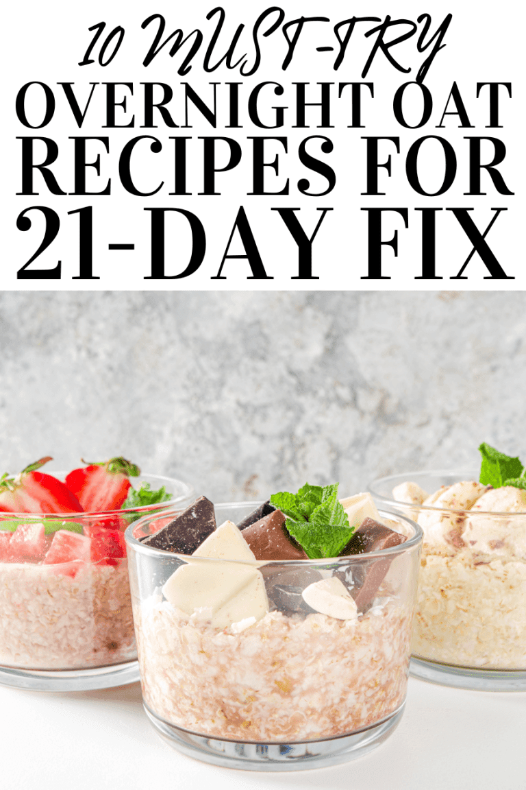 Fuel Your 21-Day Fix Mornings with Overnight Oats: Delicious Recipes to ...